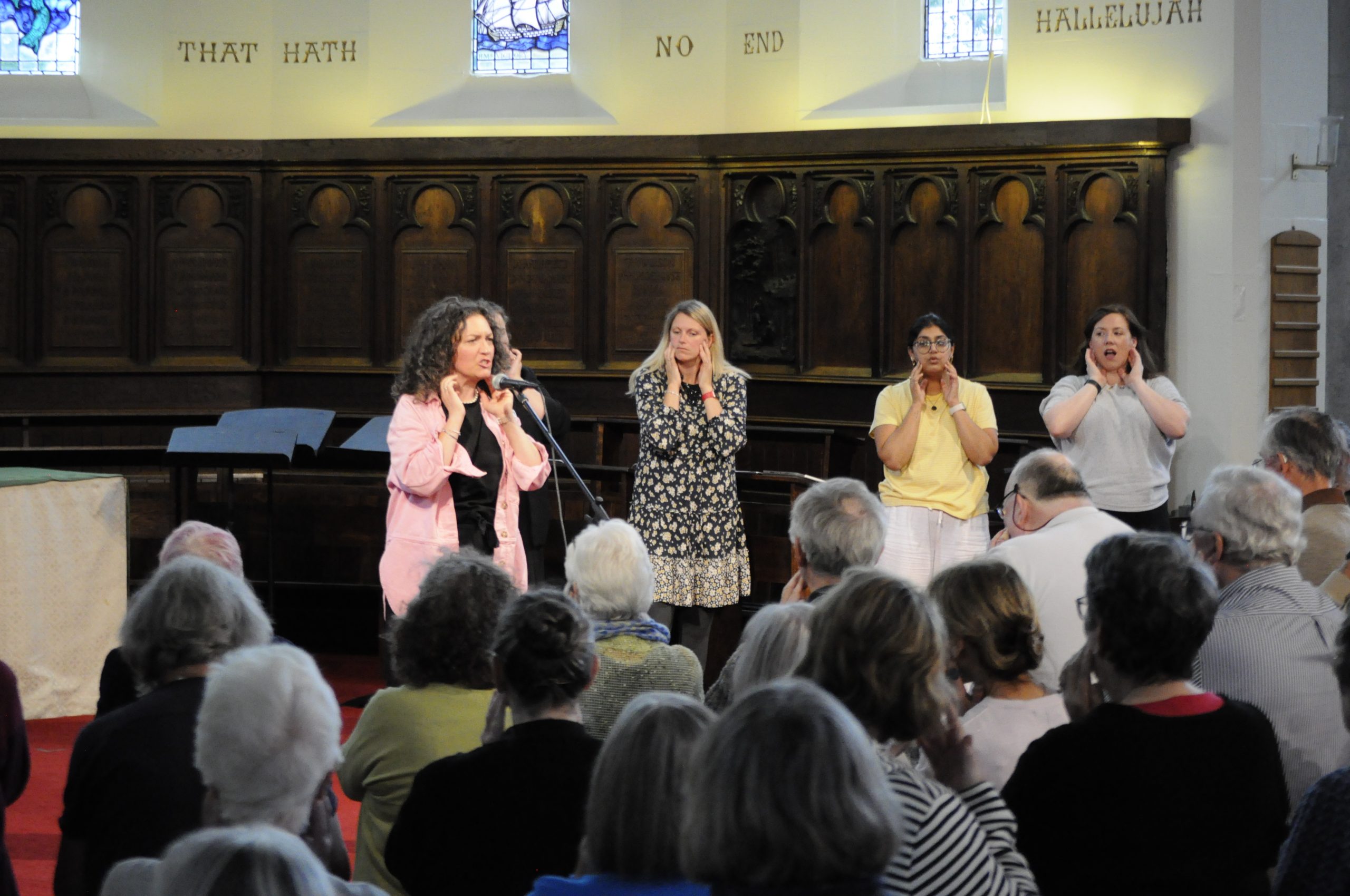 Summer School Day 2: A Capella is the game, Papagena is the name ...